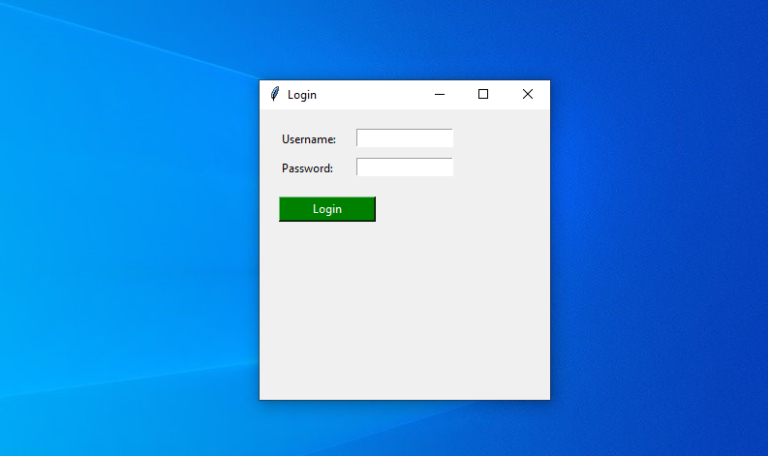 How To Create Login Form In Python Tkinter Questain